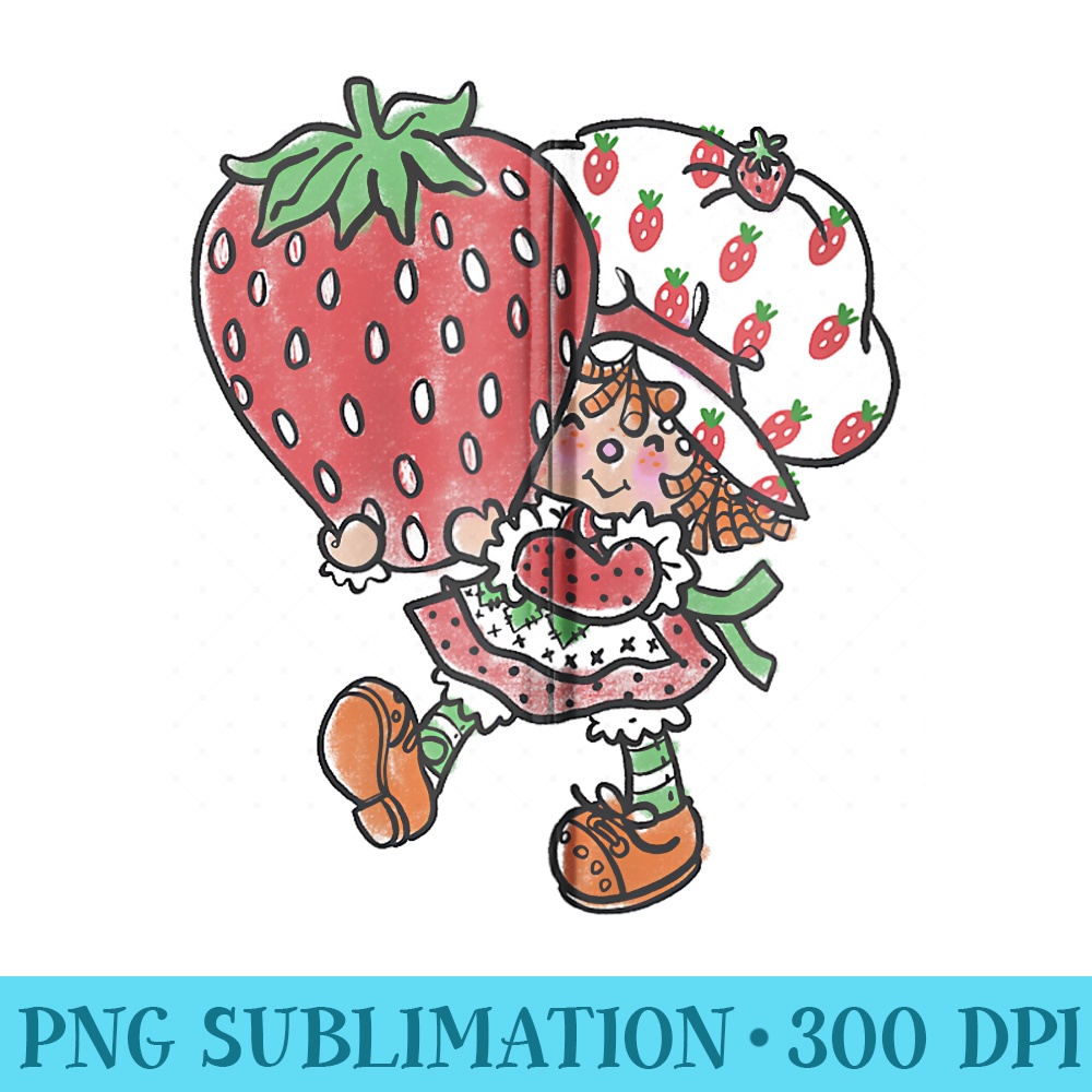 Strawberry Shortcake Mighty Cute Vintage Strawberry Sketch - | Inspire ...