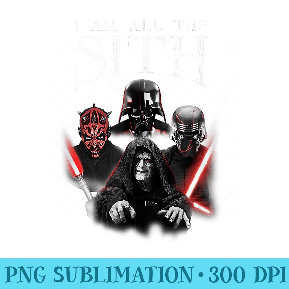 Star Wars Classic I Am All The Sith Dark Side Group Shot - P | Inspire ...