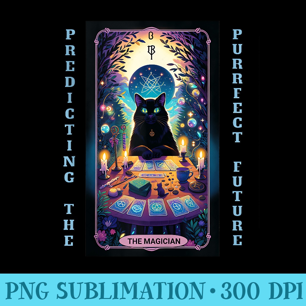 Cat Tarot The Magician, Predicting the Purrfect Future - PNG | Inspire ...