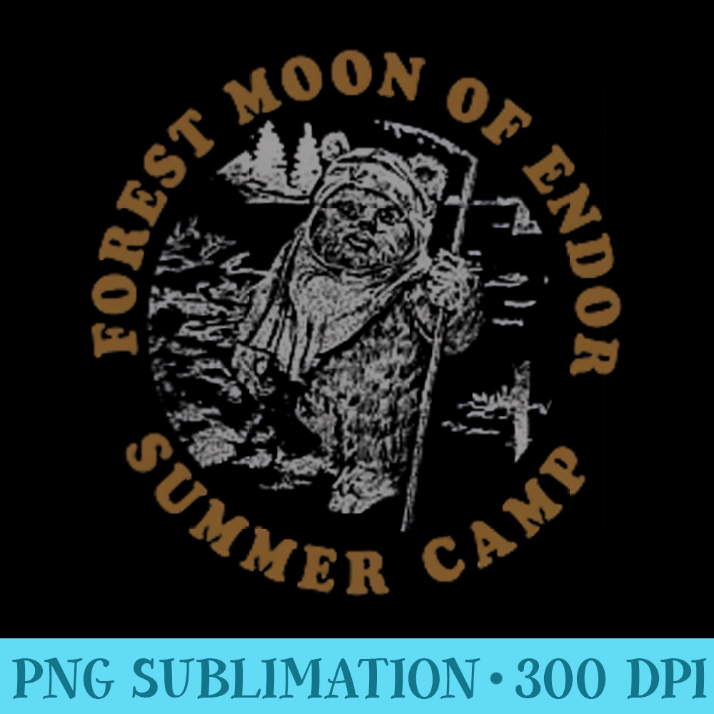 Star Wars Endor Ewoks Pocket Logo Front Back - PNG Download | Inspire ...