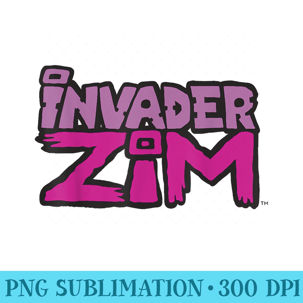 Nickelodeon Invader Zim Bold Logo - PNG Download Graphic - Inspire Uplift