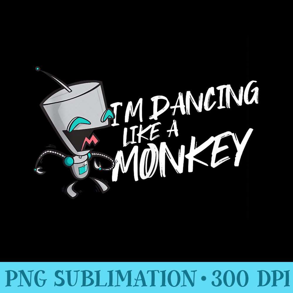 Nickelodeon Invader Zim GIR Dancing Monkey - High resolution | Inspire ...