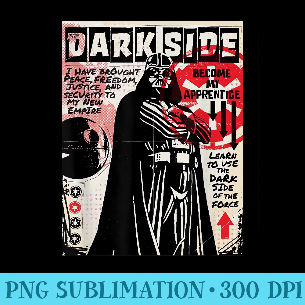 Star Wars Darth Vader Dark Side Apprentice Recruiting Poster | Inspire ...