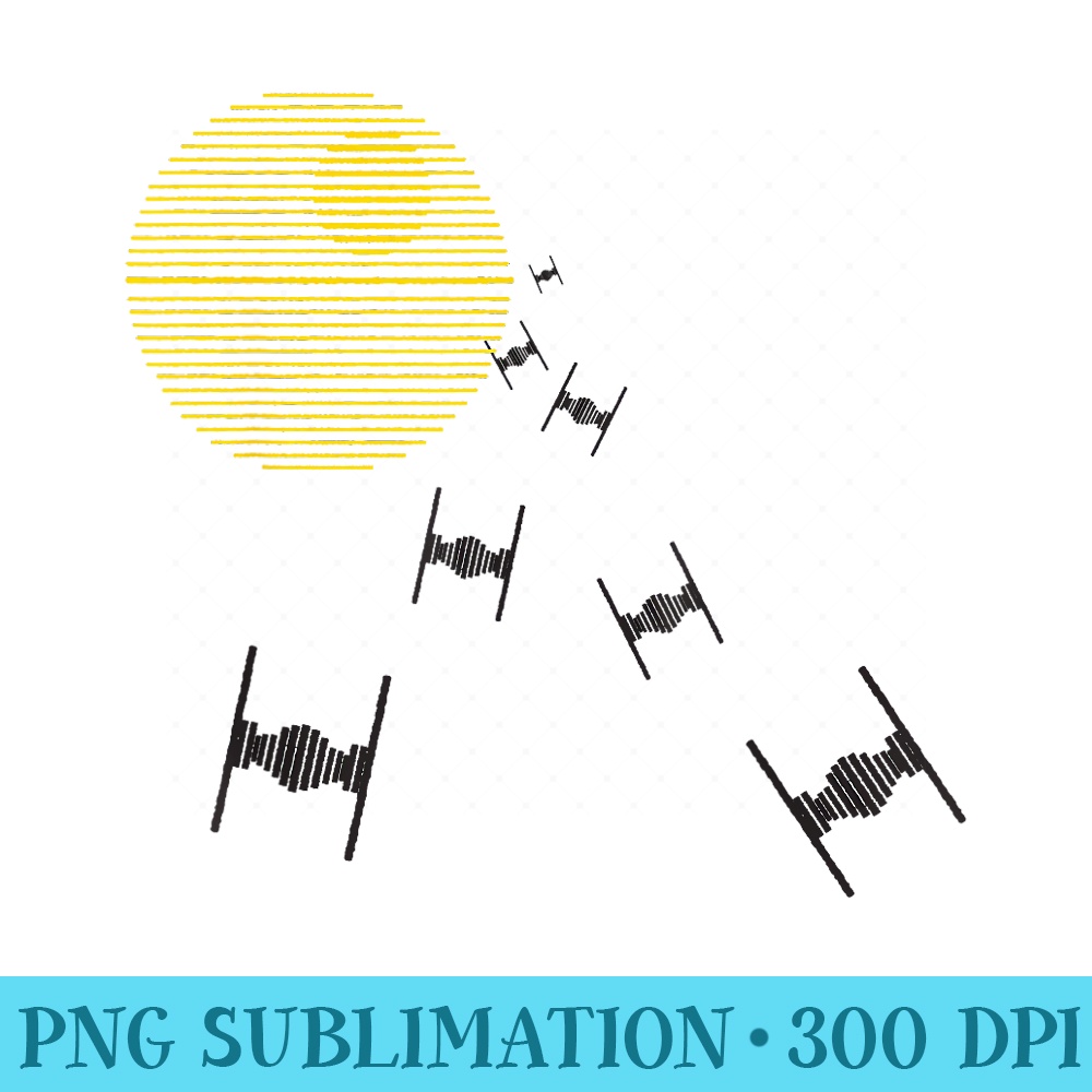 Star Wars TIE Fighters Sunset Death Star Pattern - PNG Templ | Inspire ...