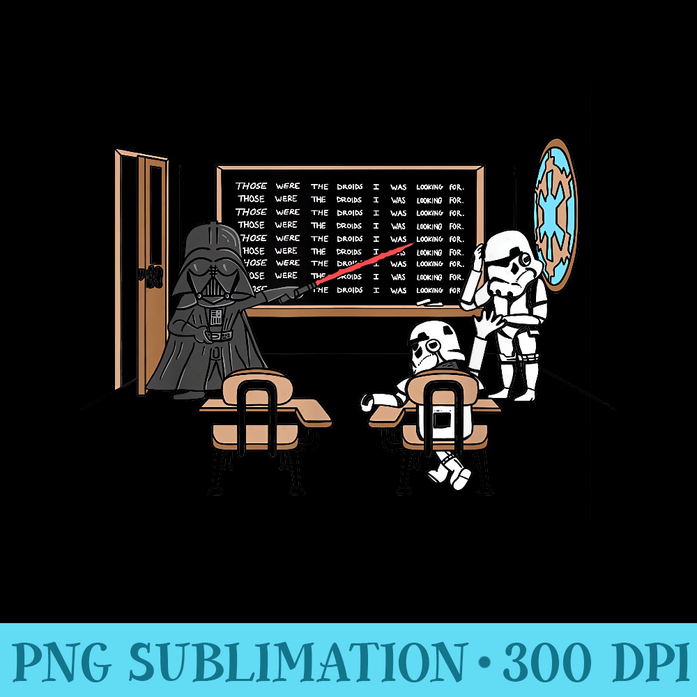 Star Wars Darth Vader Those Were The Droids Classroom Doodle | Inspire ...