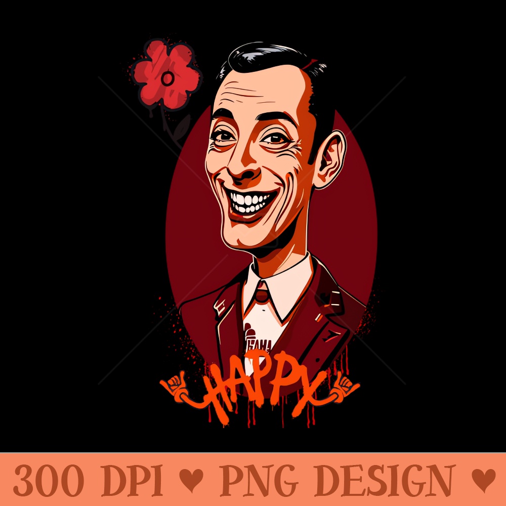 Graffiti Happy Pee Wee - PNG Clipart Download | Inspire Uplift
