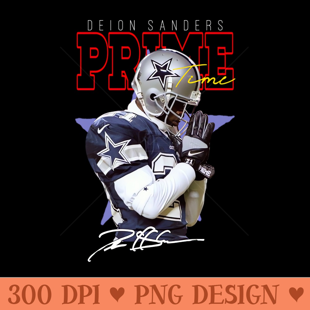 Prime Time Deion Sanders - Transparent PNG Resource | Inspire Uplift