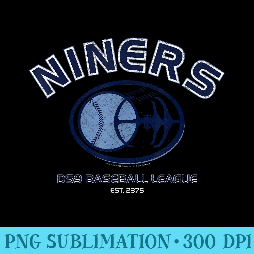 Star Trek Deep Space Nine Niners Baseball League Logo - PNG | Inspire ...