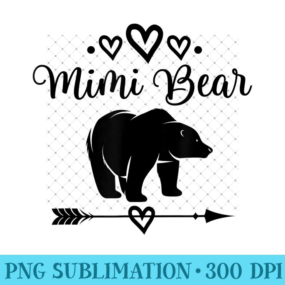 Mimi Bear Grandmother - Unique Sublimation patterns - Bold & | Inspire ...