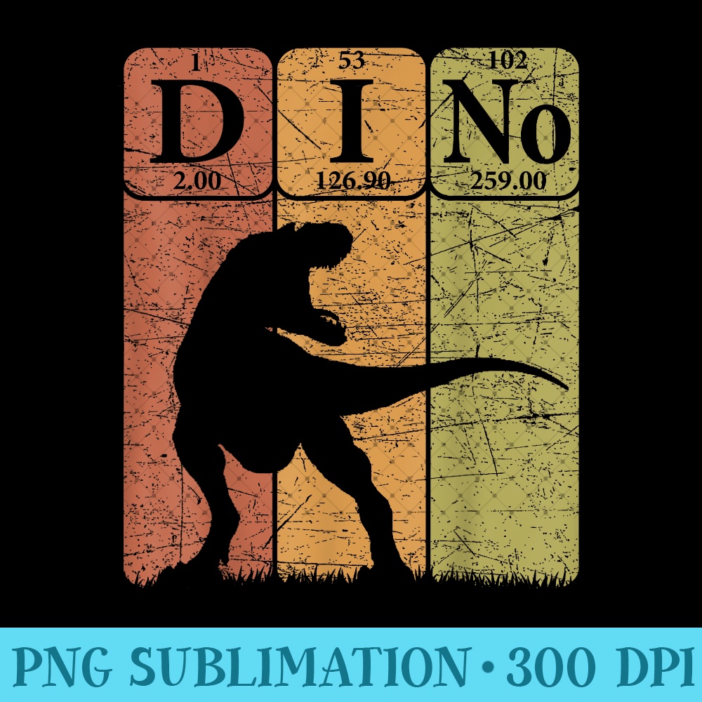 Dinosaur Periodic Table Elements T Rex Dino Paleontologist - | Inspire ...