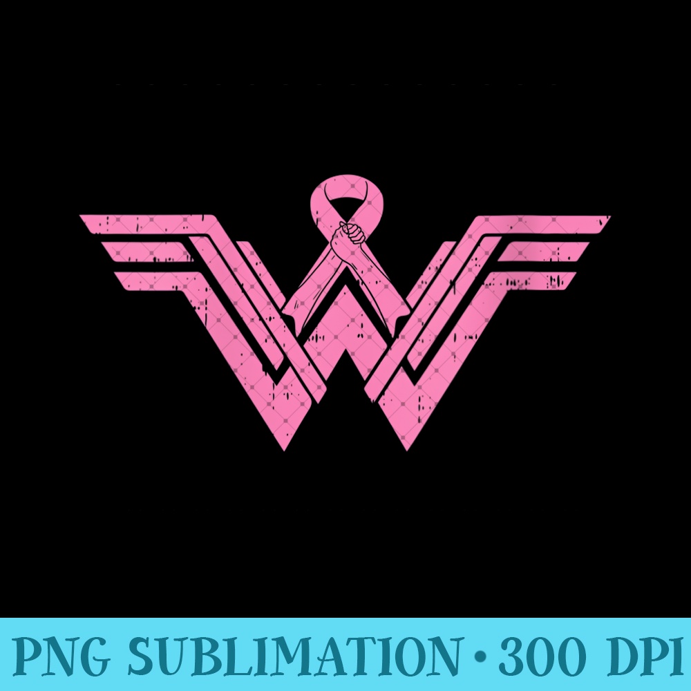 Womens Superhero Pink Ribbon Breast Cancer Awareness Mom Wif | Inspire ...