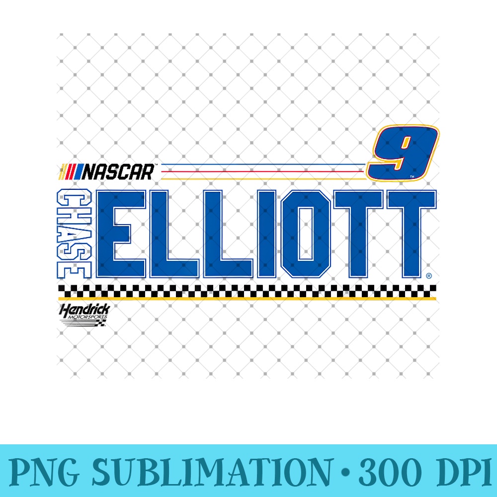 NASCAR - Chase Elliott - Stripes - PNG Templates | Inspire Uplift