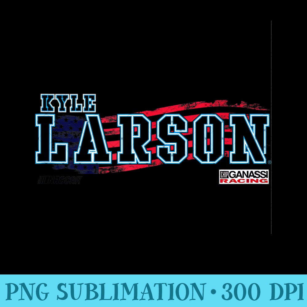 NASCAR - Kyle Larson - Flag - PNG Design Files | Inspire Uplift