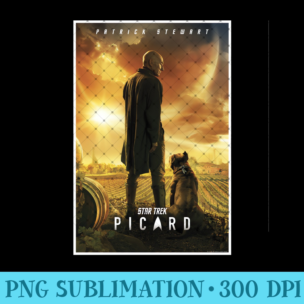 Star Trek Picard Number One Poster - PNG design assets | Inspire Uplift
