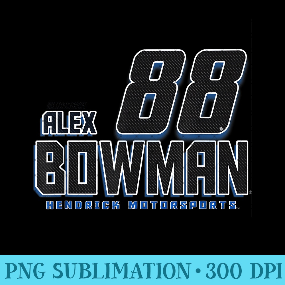 NASCAR - Alex Bowman - Carbon Fiber - High Resolution PNG De | Inspire ...