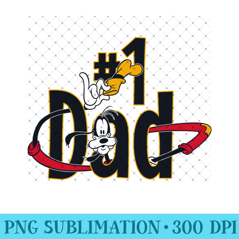 Disney Goofy Number One Dad Hats Off - Unique Sublimation PN | Inspire ...