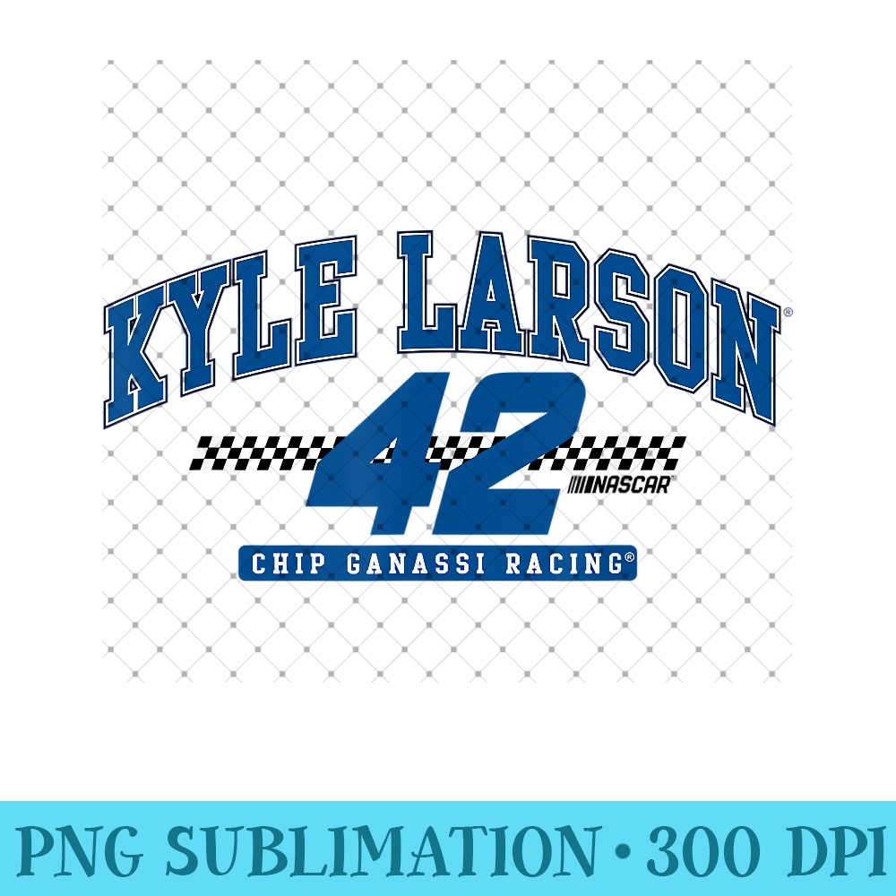 NASCAR - Kyle Larson - Waving Flag - PNG design downloads | Inspire Uplift