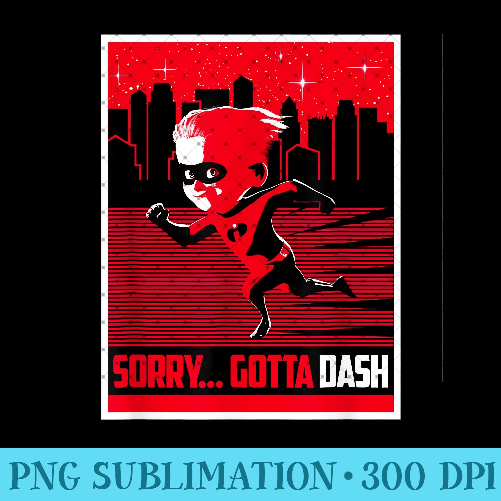 Disney Pixar The Incredibles Dash Sideways Gotta Dash - Prin | Inspire ...