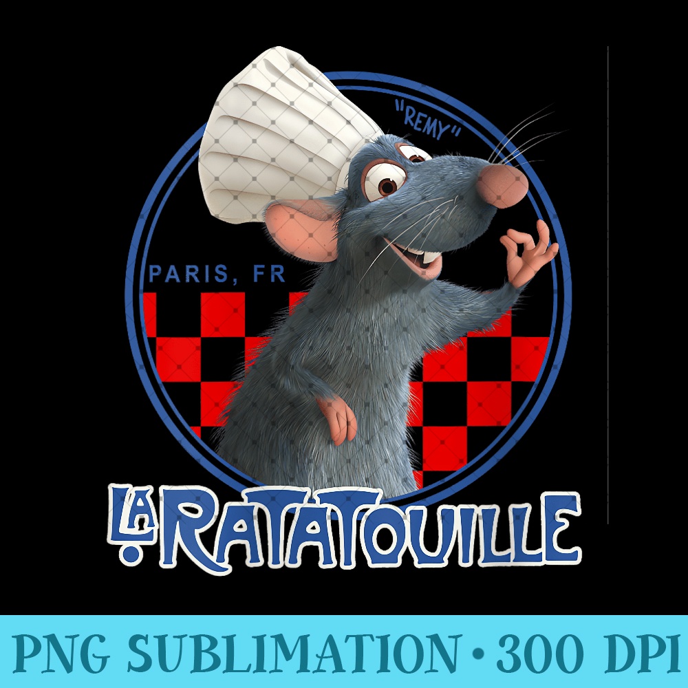 Womens Disney Pixar Ratatouille Remy Chef Hat Portrait - Tre | Inspire ...