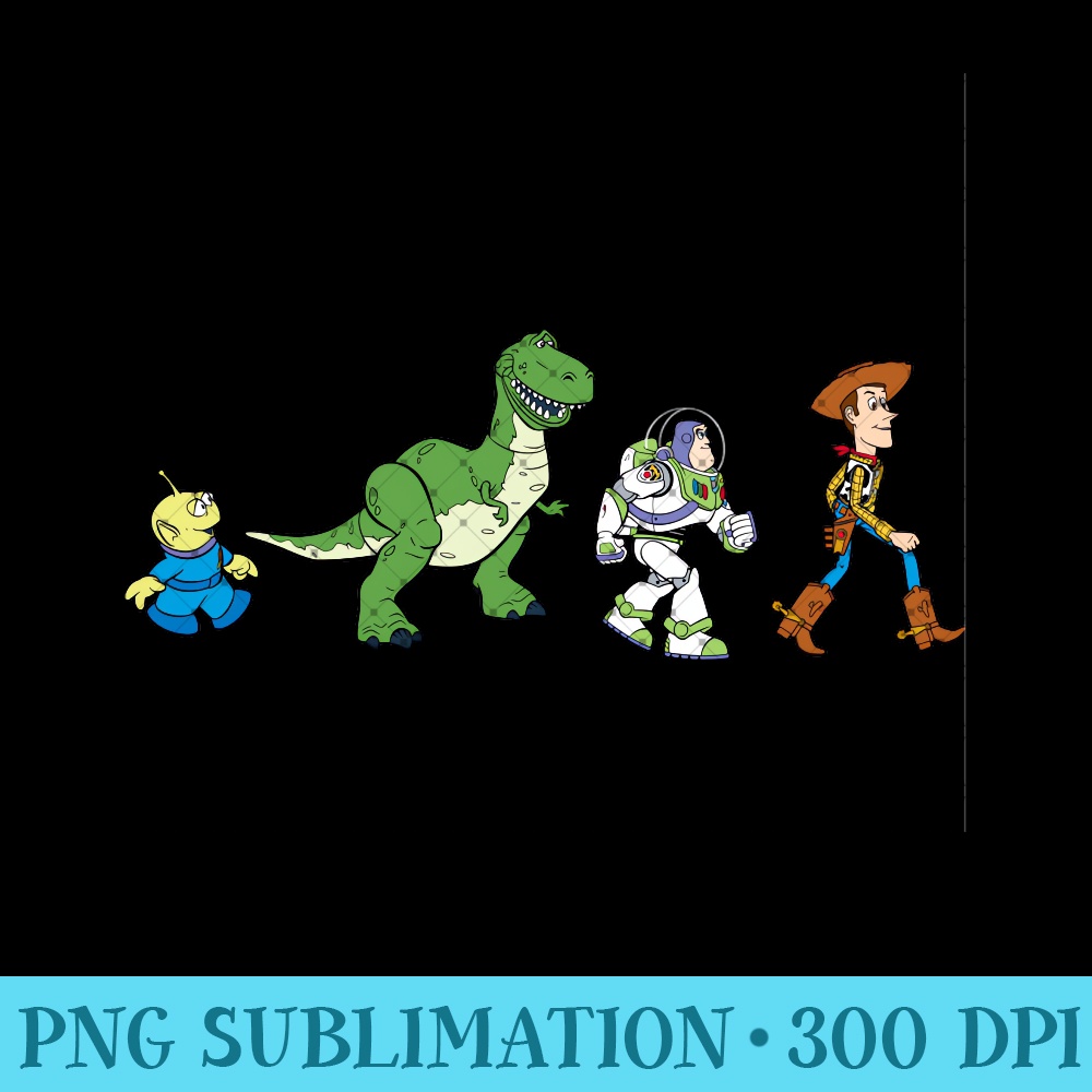 Disney Pixar Toy Story Toy Crossing Characters Group Shot Sw | Inspire ...