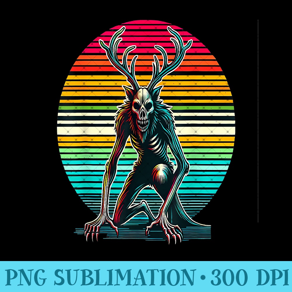 Native American Retro Wendigo Cryptid Folklore - Unique Subl | Inspire ...