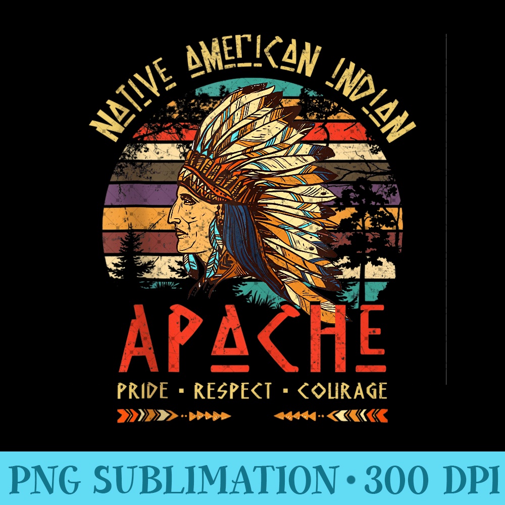 Apache Native American Indian Pride Indigenous Tribe - PNG P | Inspire ...