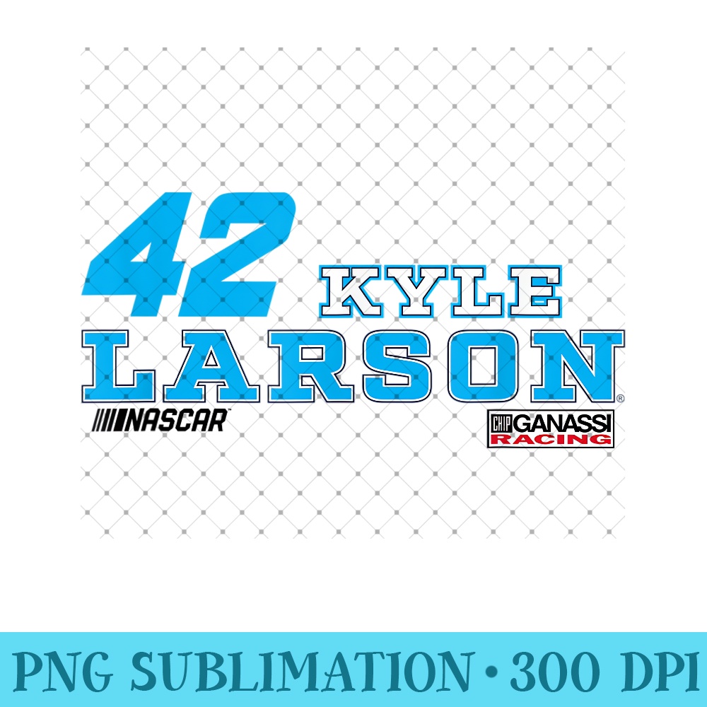NASCAR - Kyle Larson - Dust Storm Car - Unique PNG Artwork | Inspire Uplift