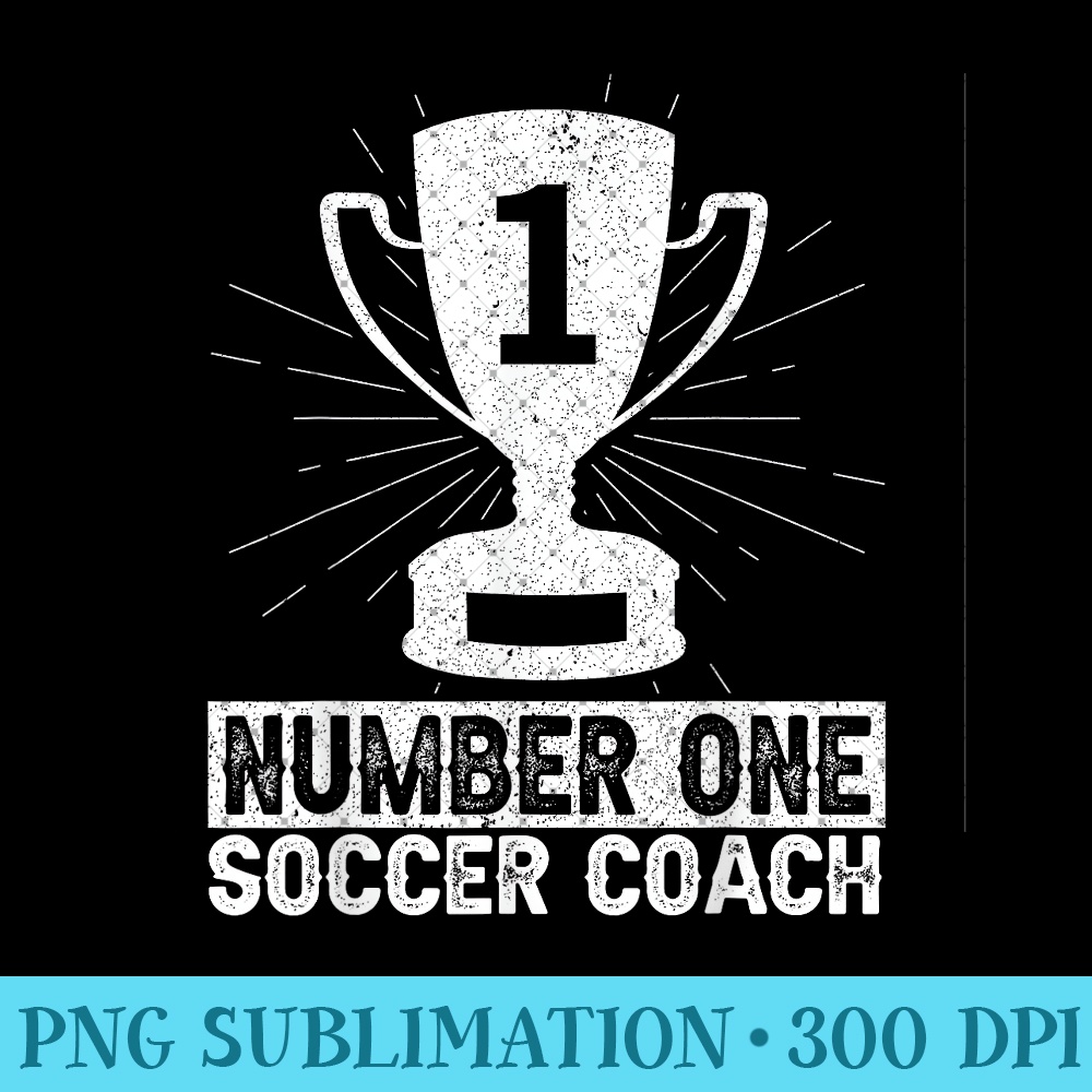 Number One Soccer Coach Head Trainer Coaching Player - Uniqu | Inspire ...