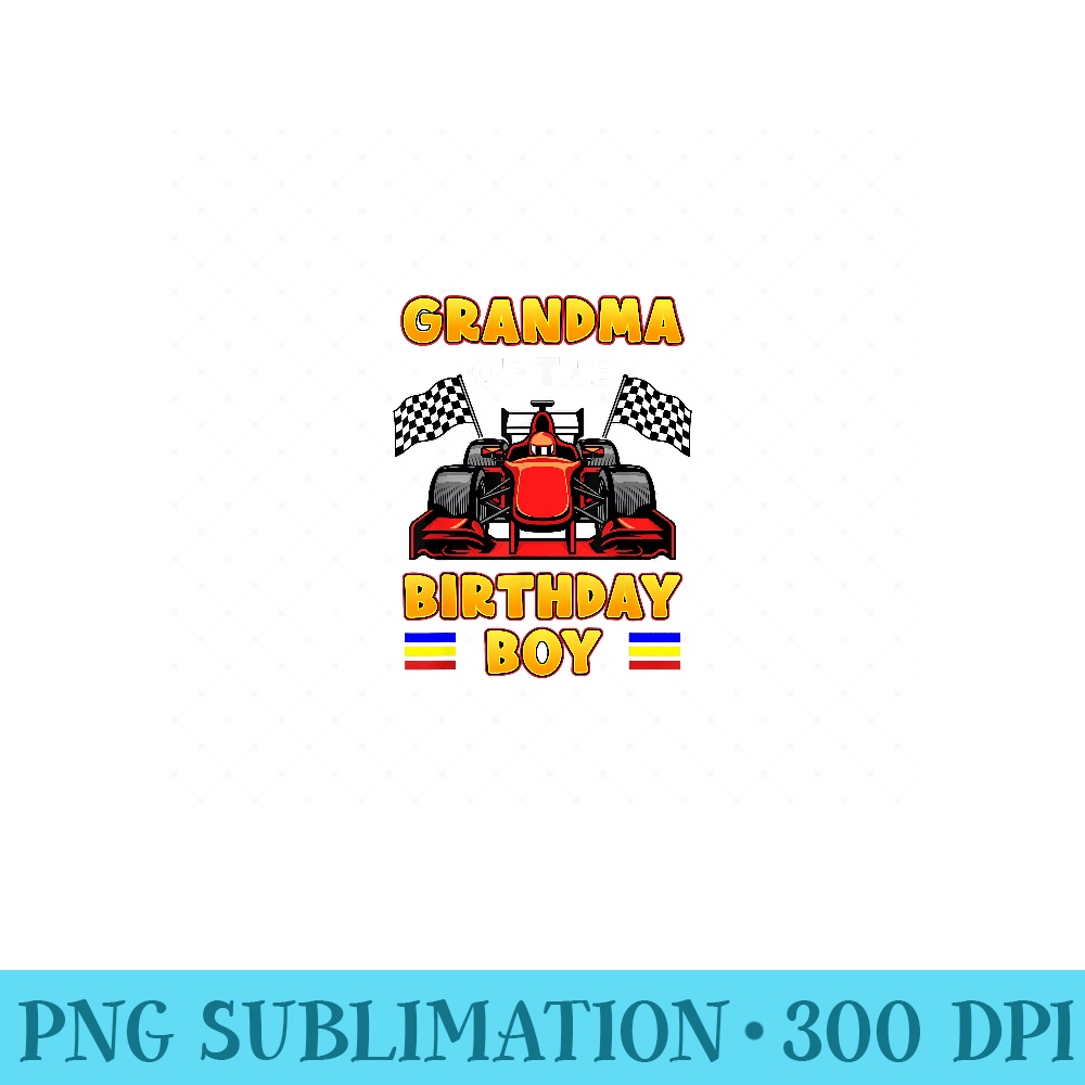 Formula Race Car Racing Grandma Of The Birthday - High Resol | Inspire ...