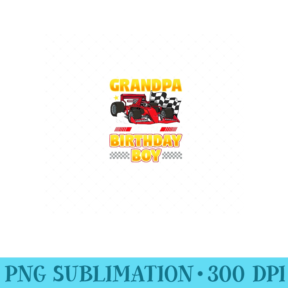 Formula Race Car Grandpa of Birthday Party Racing Premium - | Inspire ...