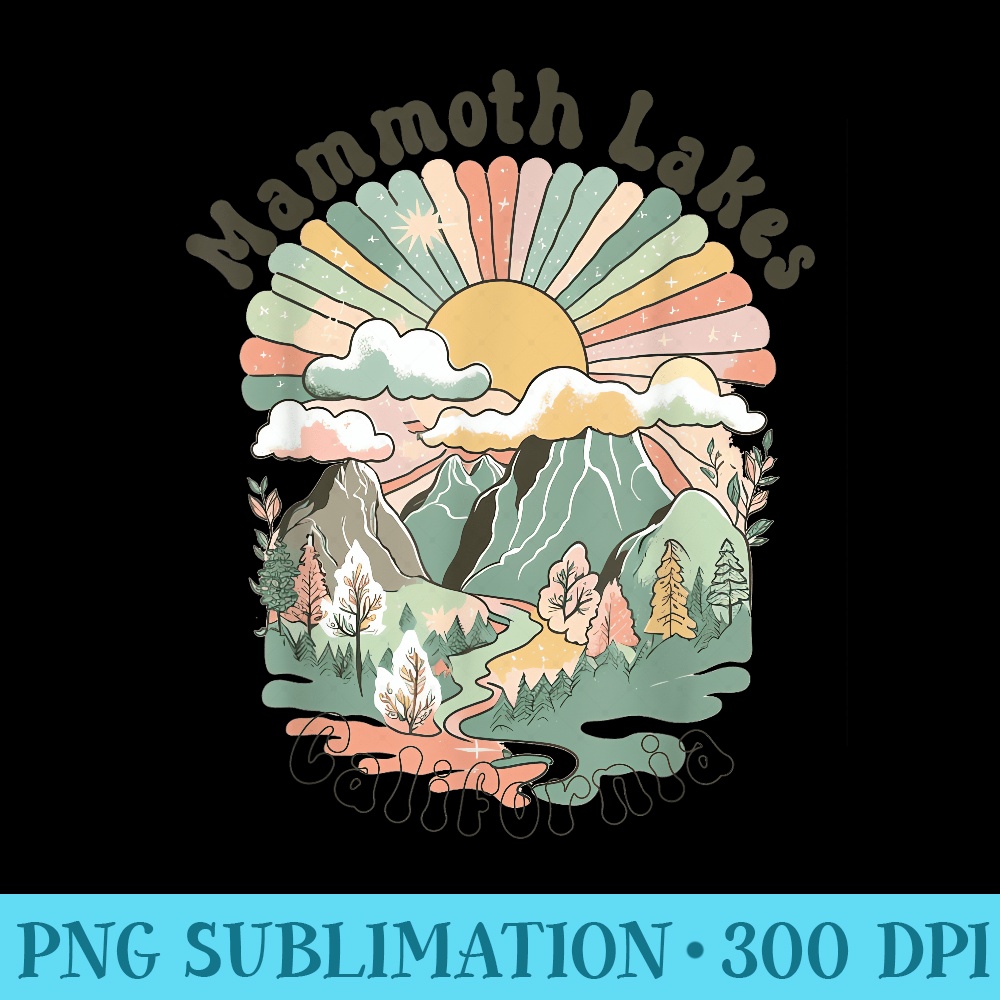 Vintage Mammoth Lakes California Mountains Hiking Sunset - U | Inspire ...