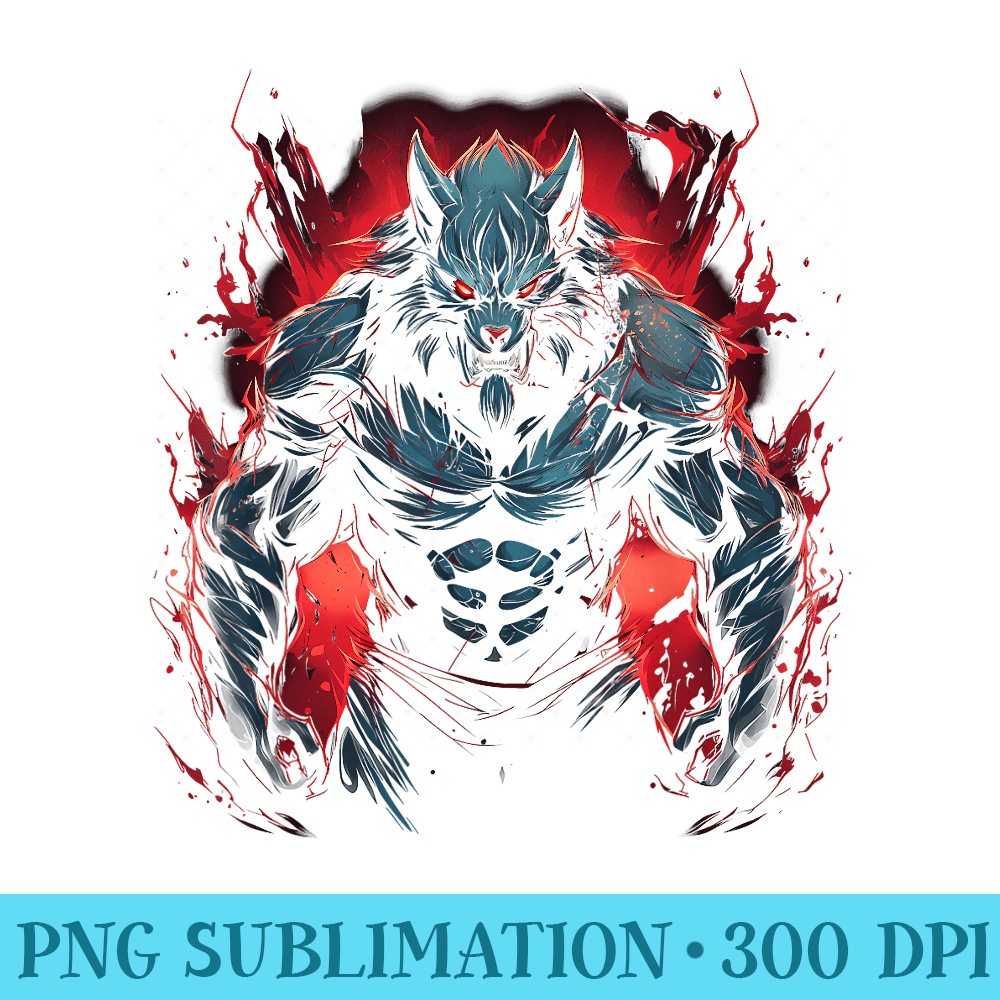 Scary Werewolf Full Moon Halloween Horror Werewolf - PNG Art | Inspire ...