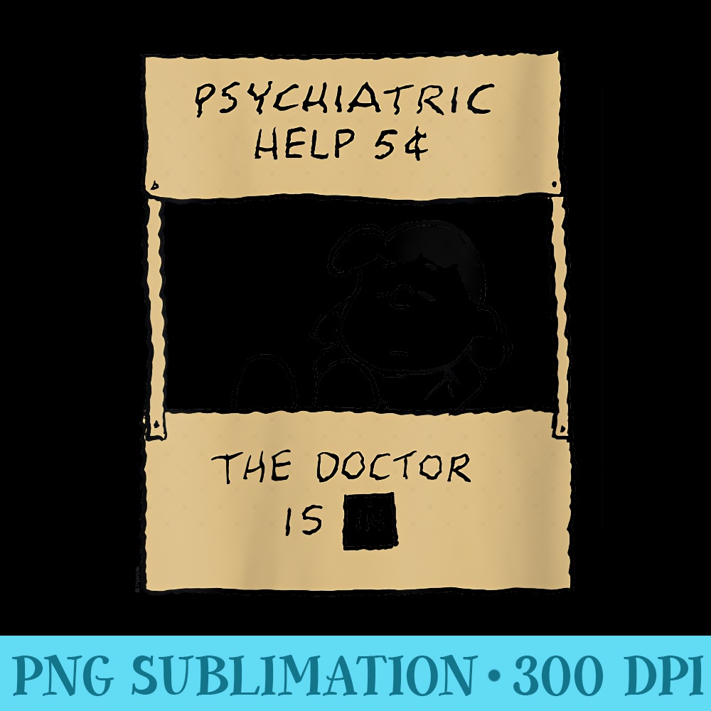 Womens Peanuts - Lucy Doctor Is In - Printable PNG Graphics | Inspire ...