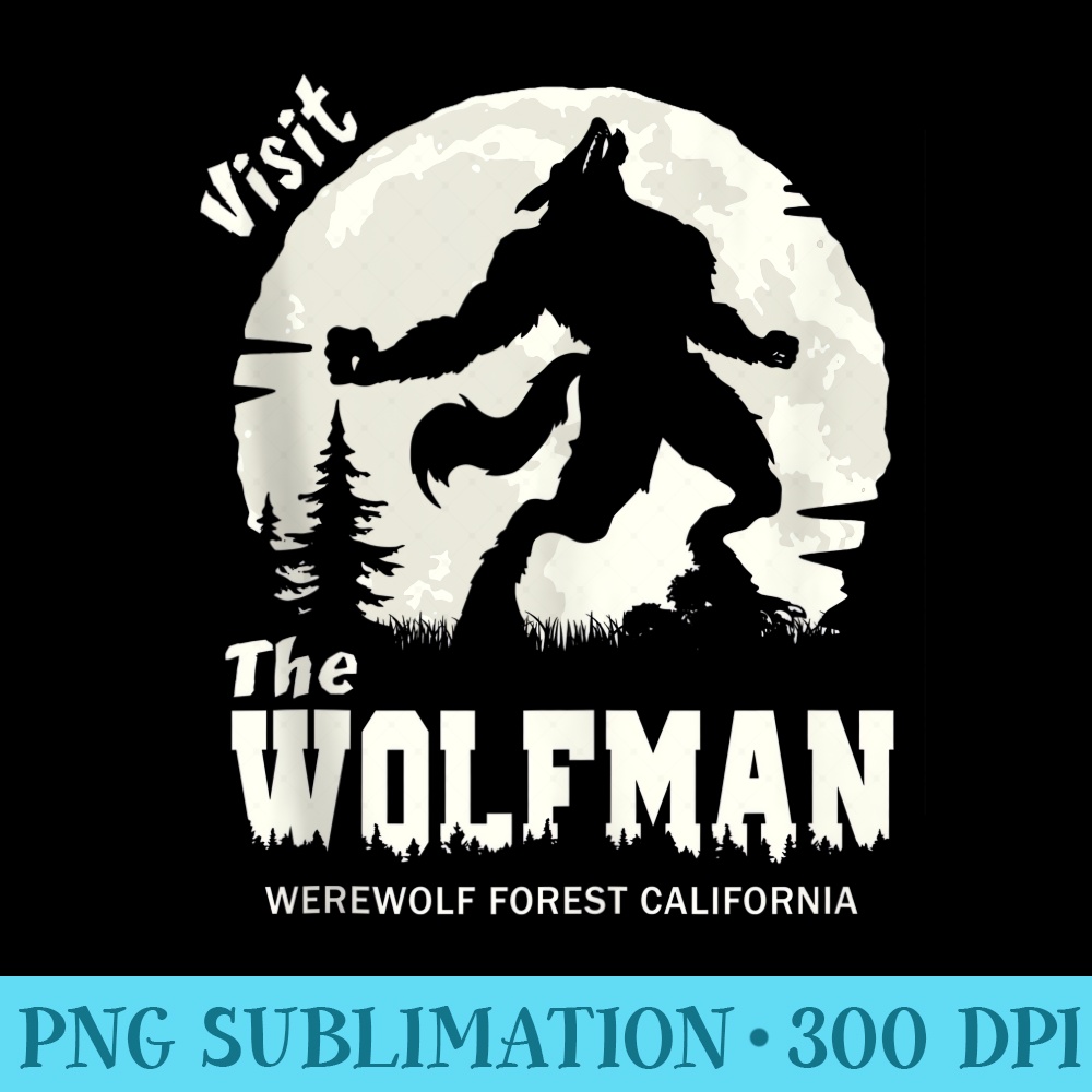 Wolfman Clothing Werewolf Horror Apparel Werewolf - Digital | Inspire ...
