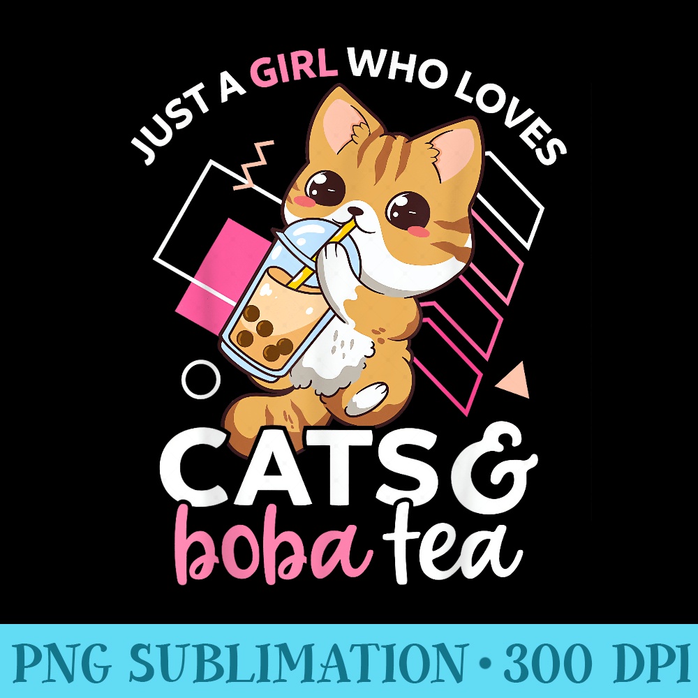 Just A Girl Who Loves Cats and Boba Tea Neko Bubble Milk Tea | Inspire ...