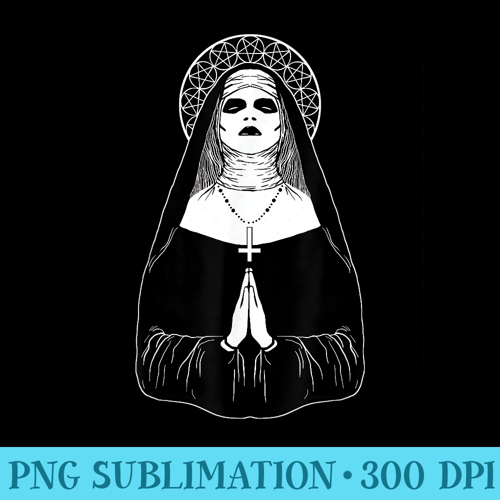 Satanic Occult Nun - Free Transparent PNG Download | Inspire Uplift