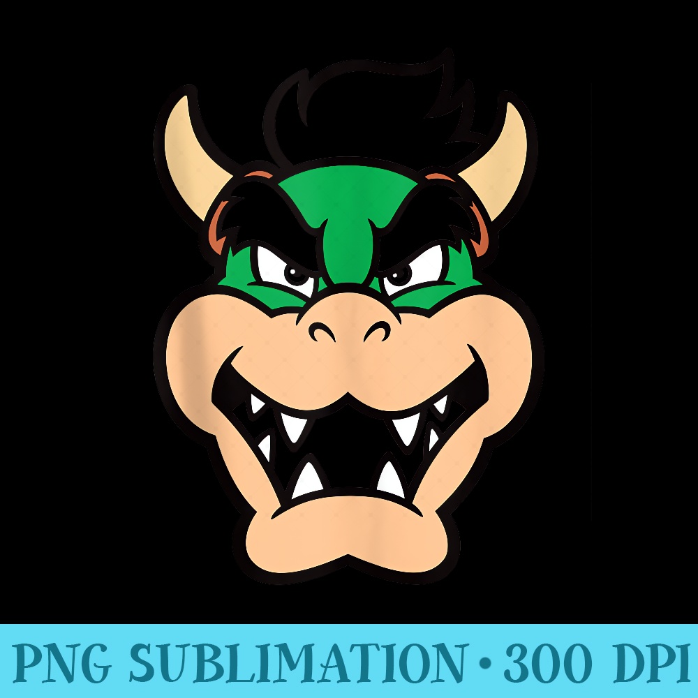 Nintendo Super Mario Bowser Large Face Chest Portrait - Shir | Inspire ...