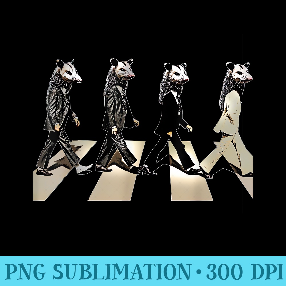 The Opossum Road Crossing Parody Classic Opossum Animals Cat | Inspire ...