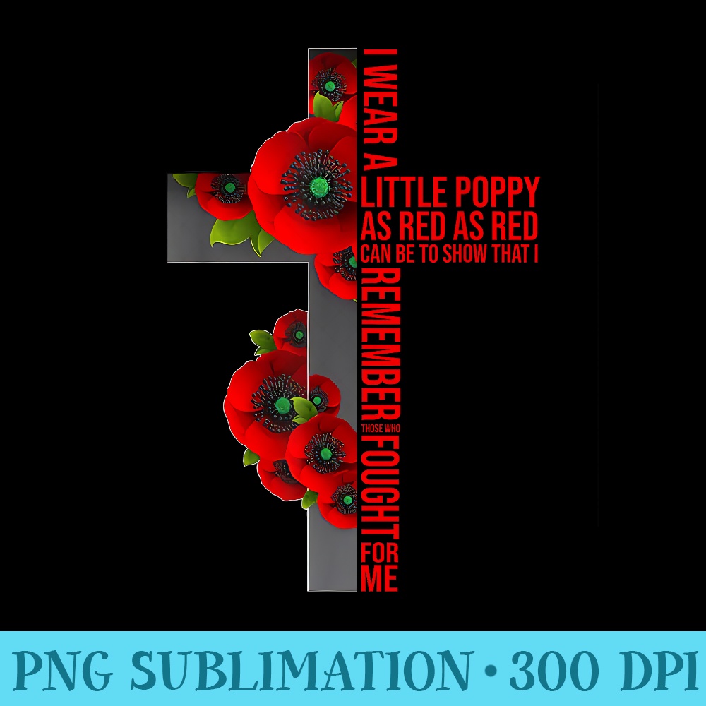 Lest We Forget Red Poppy Flower USA Memorial Veterans Day - | Inspire ...