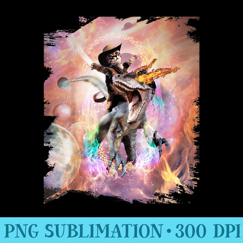 Evil Velociraptor Raptor Fire Dinosaur Space Cat - PNG Downl | Inspire ...