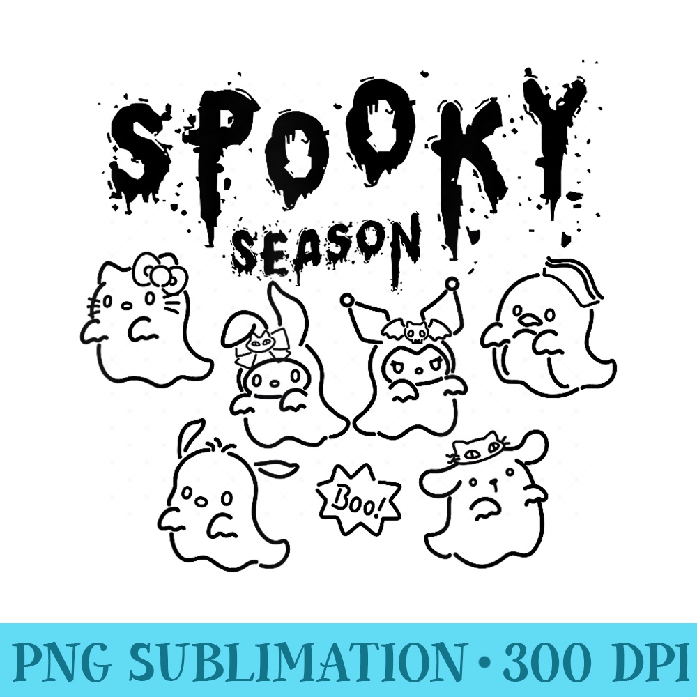 Hello Kitty and Friends Spooky Season - PNG Download Graphic | Inspire ...