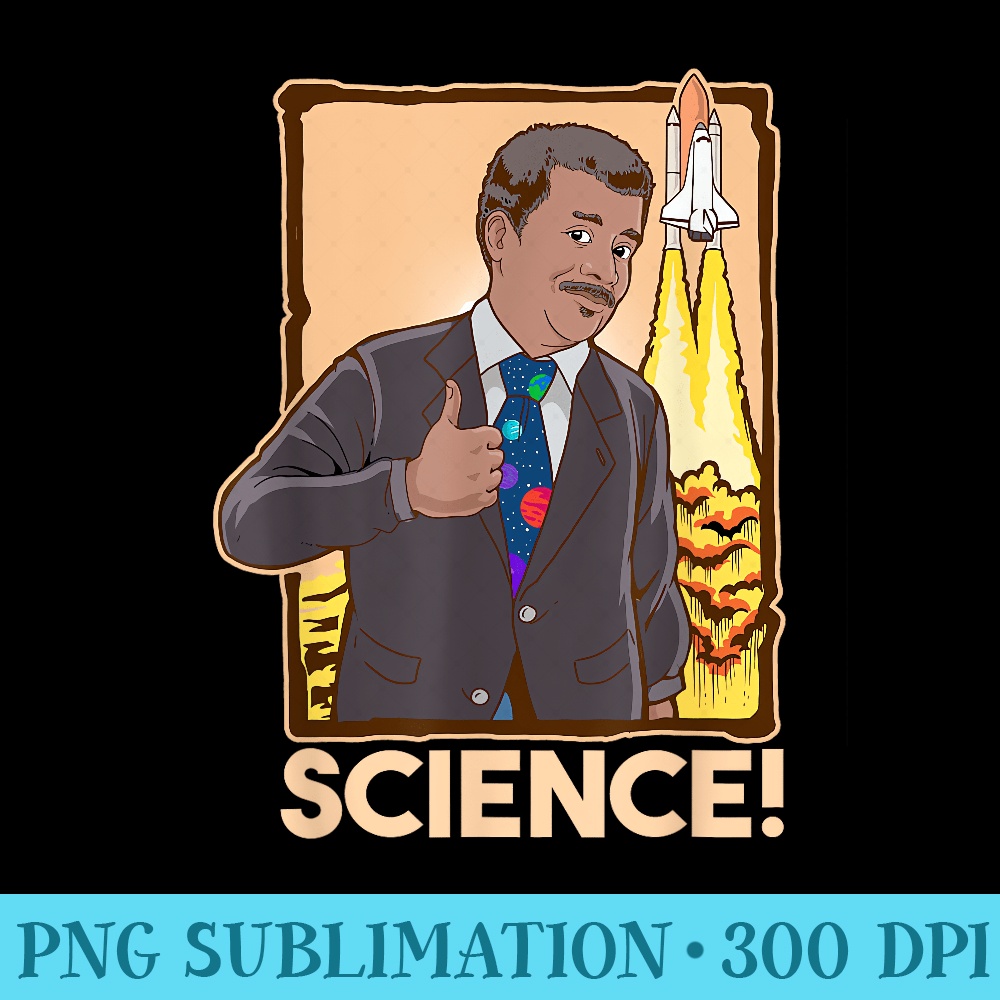 Neil deGrasse Tyson Science - PNG Templates Download | Inspire Uplift