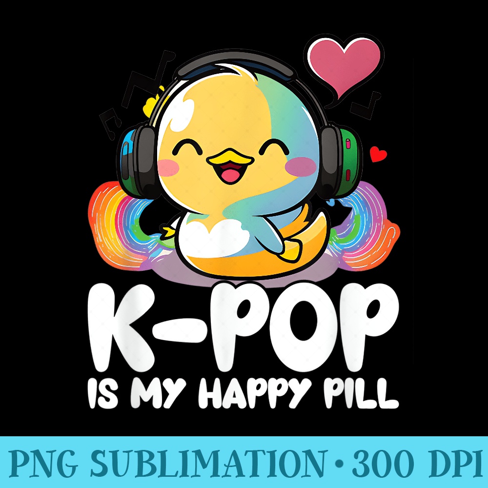 Kpop Fan Happy Pill Duck Merch Kpop Merchandise K Pop Items | Inspire ...