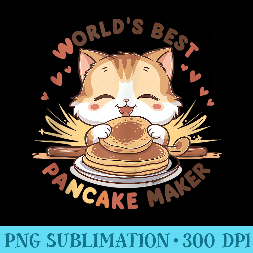 Adorable Kawaii Cat Pancake Chef, Worlds Best Pancake Maker | Inspire ...