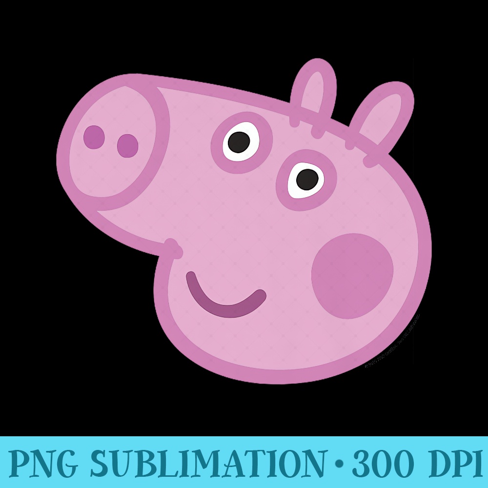 Peppa Pig George Pig Head Shot Premium - Blank Shirt Templat | Inspire ...