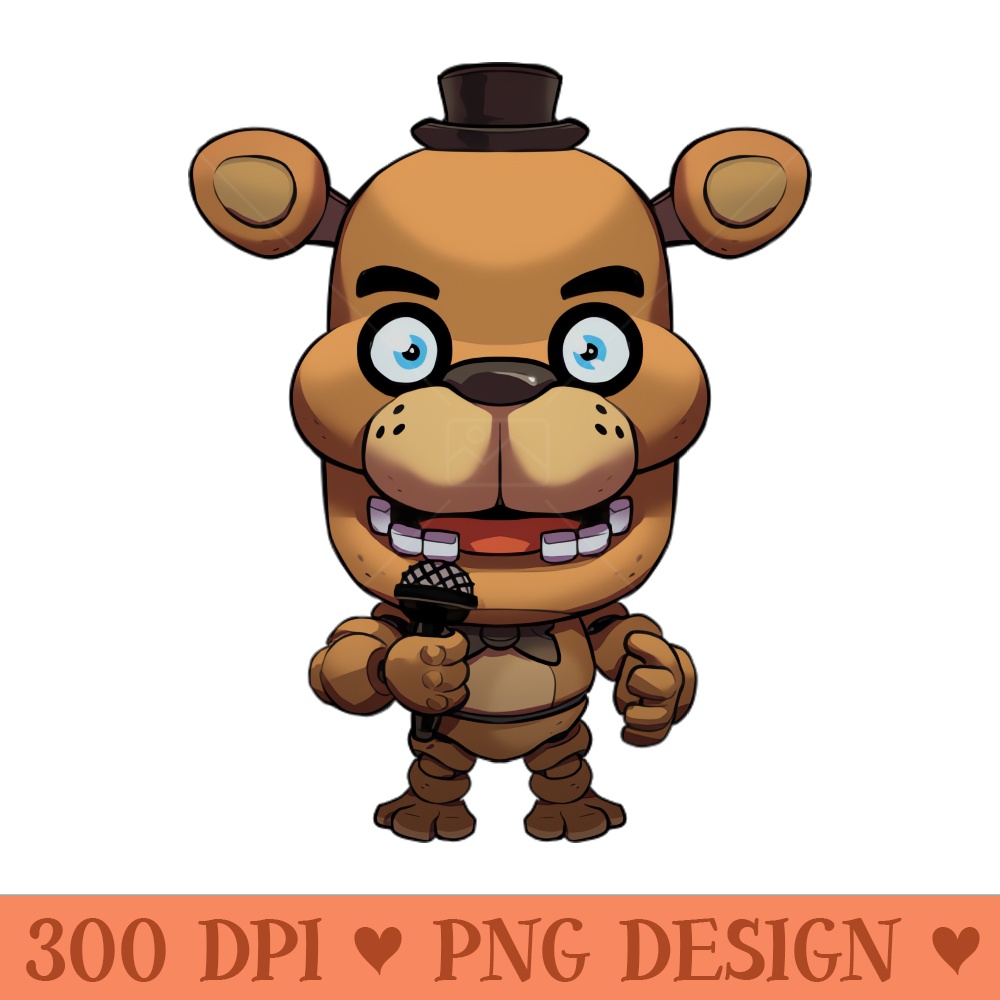 Freddy Fazbear Day - Ready To Print PNG Designs | Inspire Uplift