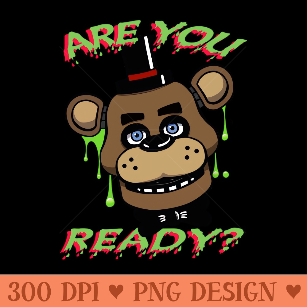 Ready Freddy The Vengeful Animatronic - PNG File Download | Inspire Uplift