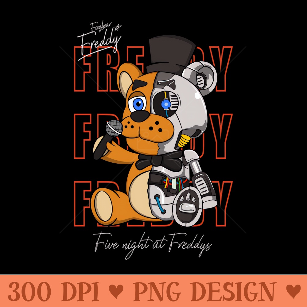 Five nights at freddys Fazbear Freddy Robot - Transparent PN | Inspire ...