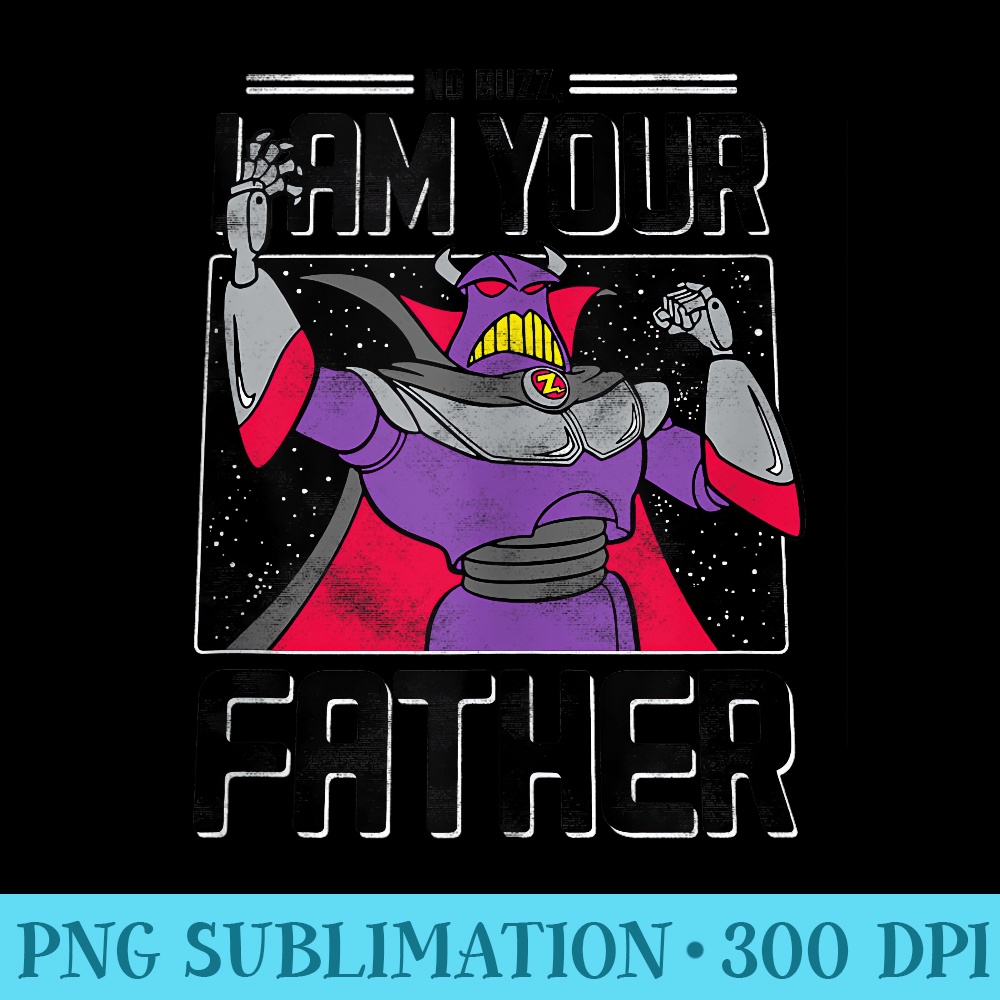 Disney Pixar Toy Story Zurg I am Your Father - Transparent P | Inspire ...