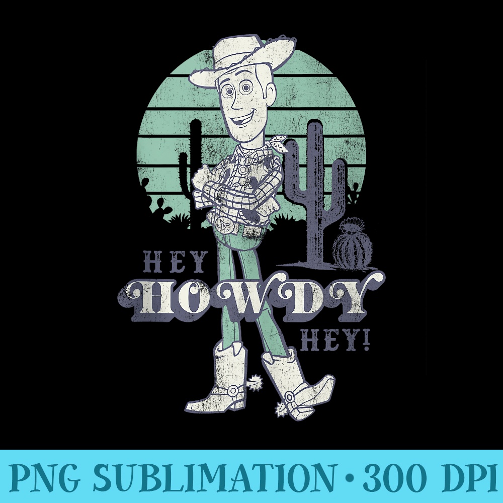 Disney Pixar Toy Story Pastel Hey Howdy Hey Woody - High Res | Inspire ...